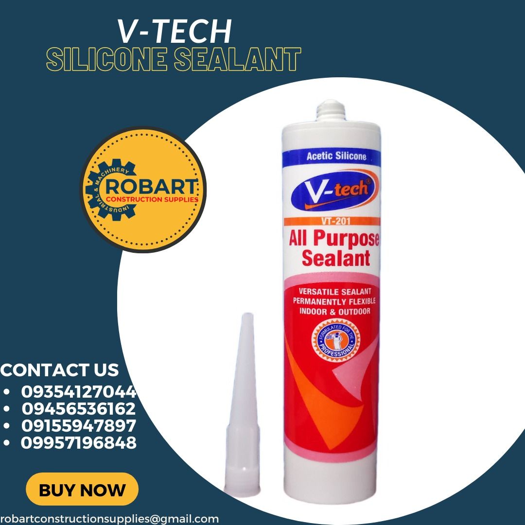V-TECH SILICONE SEALANT, Commercial & Industrial, Construction Tools ...