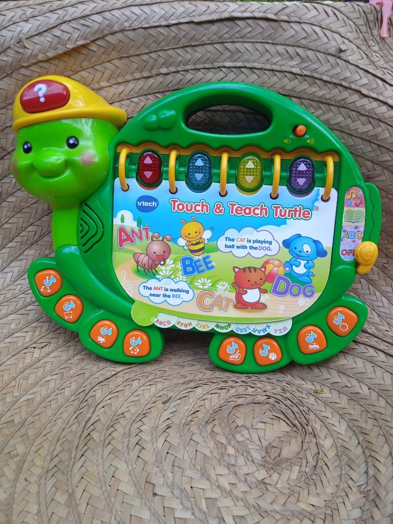 Vtech Touch and Teach Turtle, Babies & Kids, Infant Playtime on Carousell