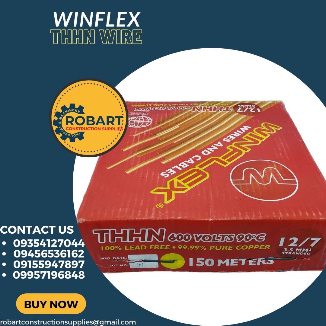 WINFLEX THHN WIRE, Commercial & Industrial, Construction Tools & Equipment on Carousell