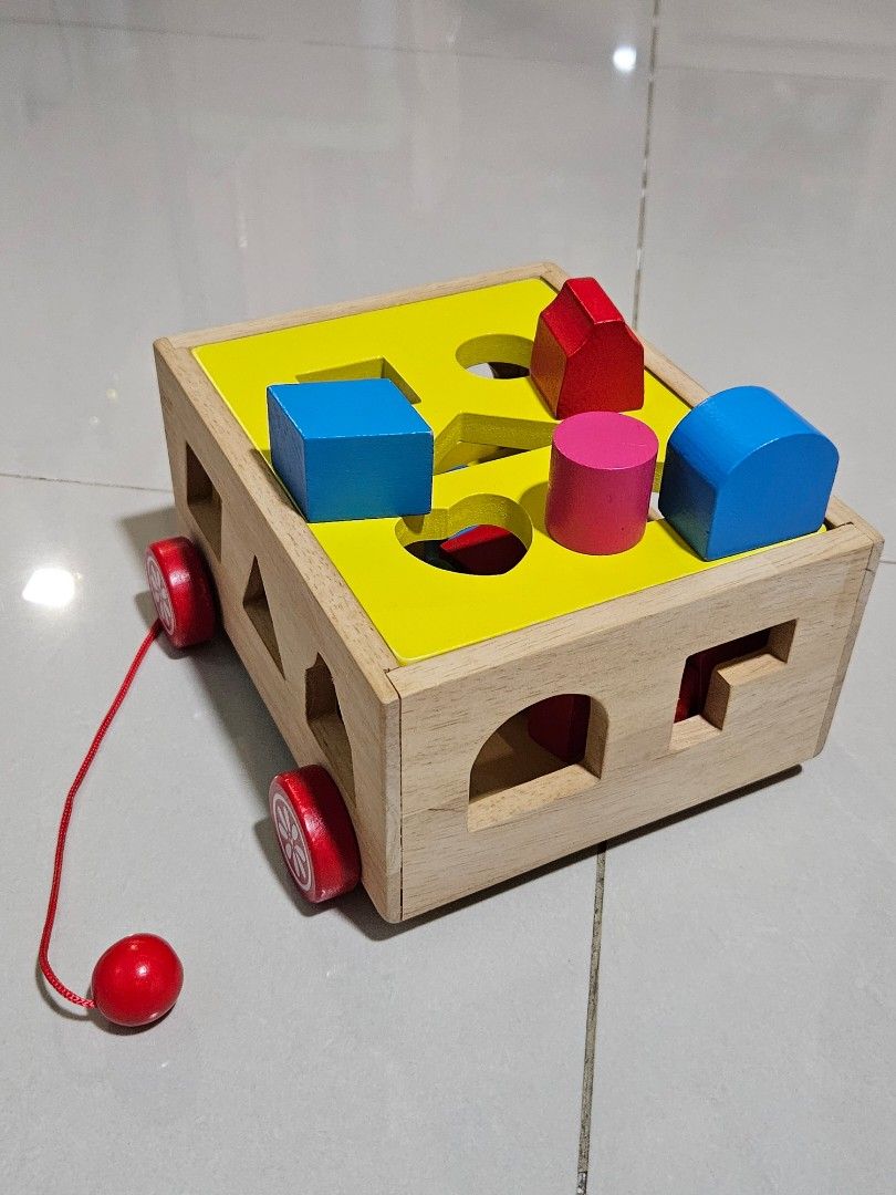 Wooden Blocks Trailer, Hobbies & Toys, Toys & Games on Carousell