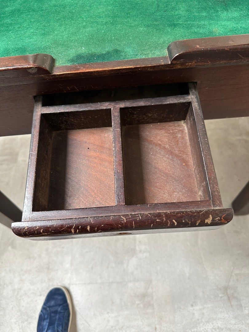 Wooden Mahjong Table, Furniture & Home Living, Furniture, Tables & Sets ...