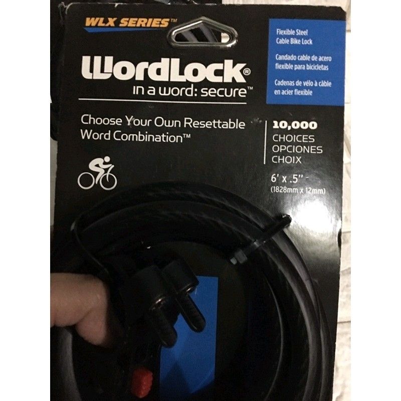 WORLD LOCK FLEXIBLE STEEL CABLE BIKE LOCK ORIGINAL on Carousell