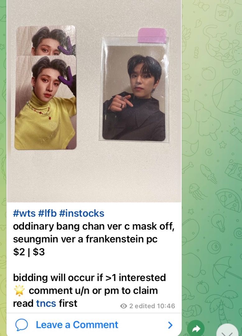 wts lfb wtt bang chan seungmin oddinary pc stray kids skz ver c mask off ver a frankenstein ...