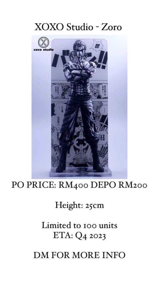 XOXO Studio - Roronoa Zoro, Hobbies & Toys, Toys & Games on Carousell