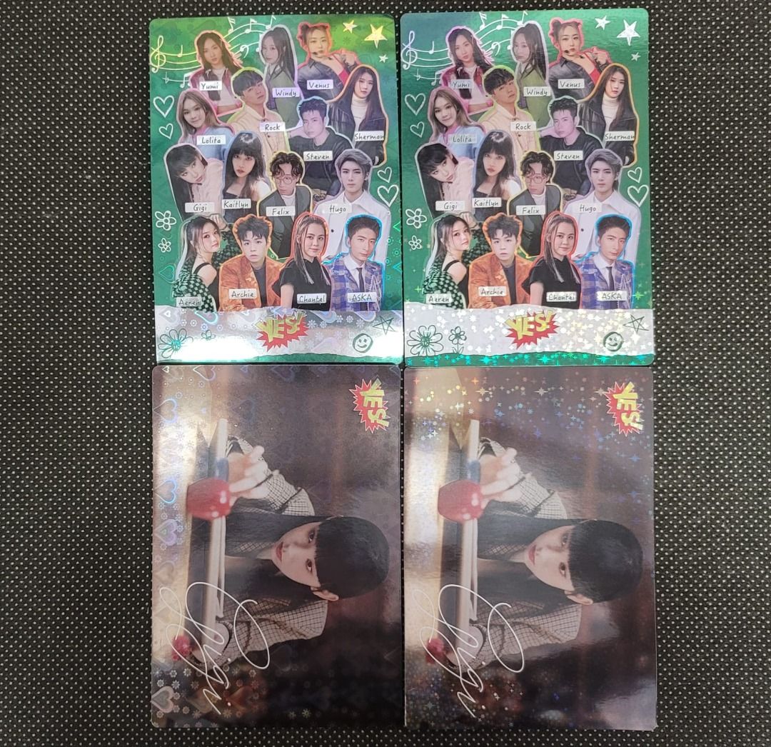 Yes card第95期 聲夢 大閃卡 聲夢傳奇 Aeren / Archie / Aska / Chantel / Gigi / Windy ...