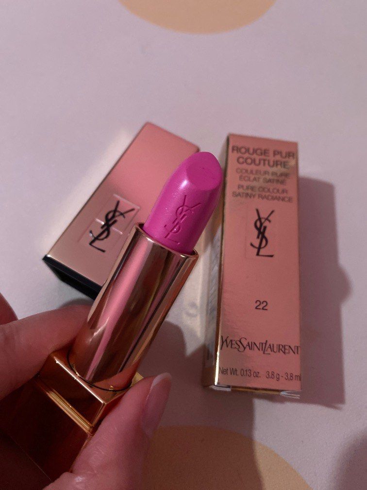 YSL Rouge Pur Couture - 22 Rose Celebration, Beauty & Personal Care ...