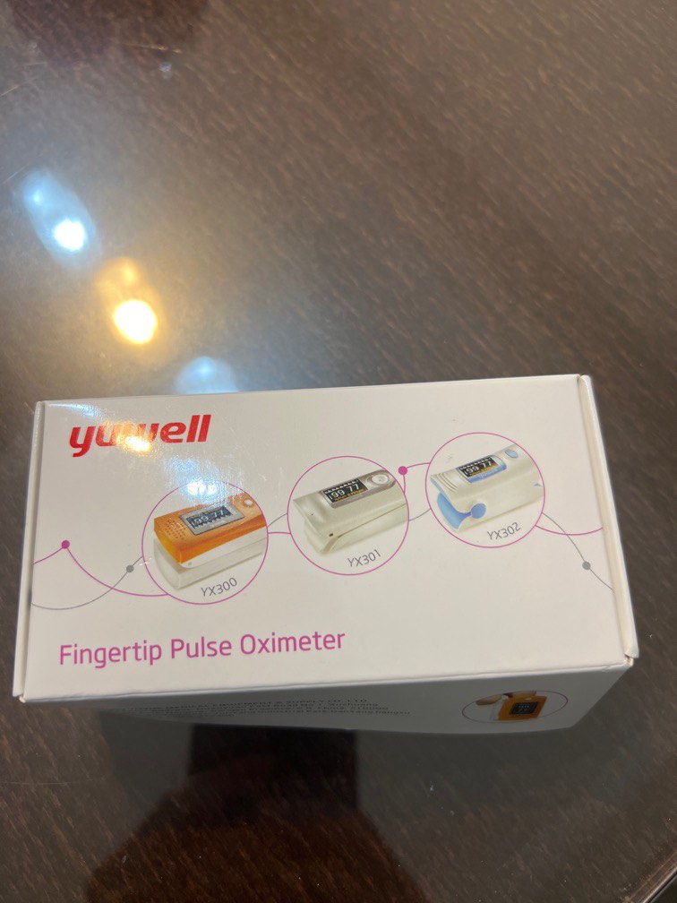 Yuwell fingertip Pulse Oximeter, Health & Nutrition, Health Monitors ...