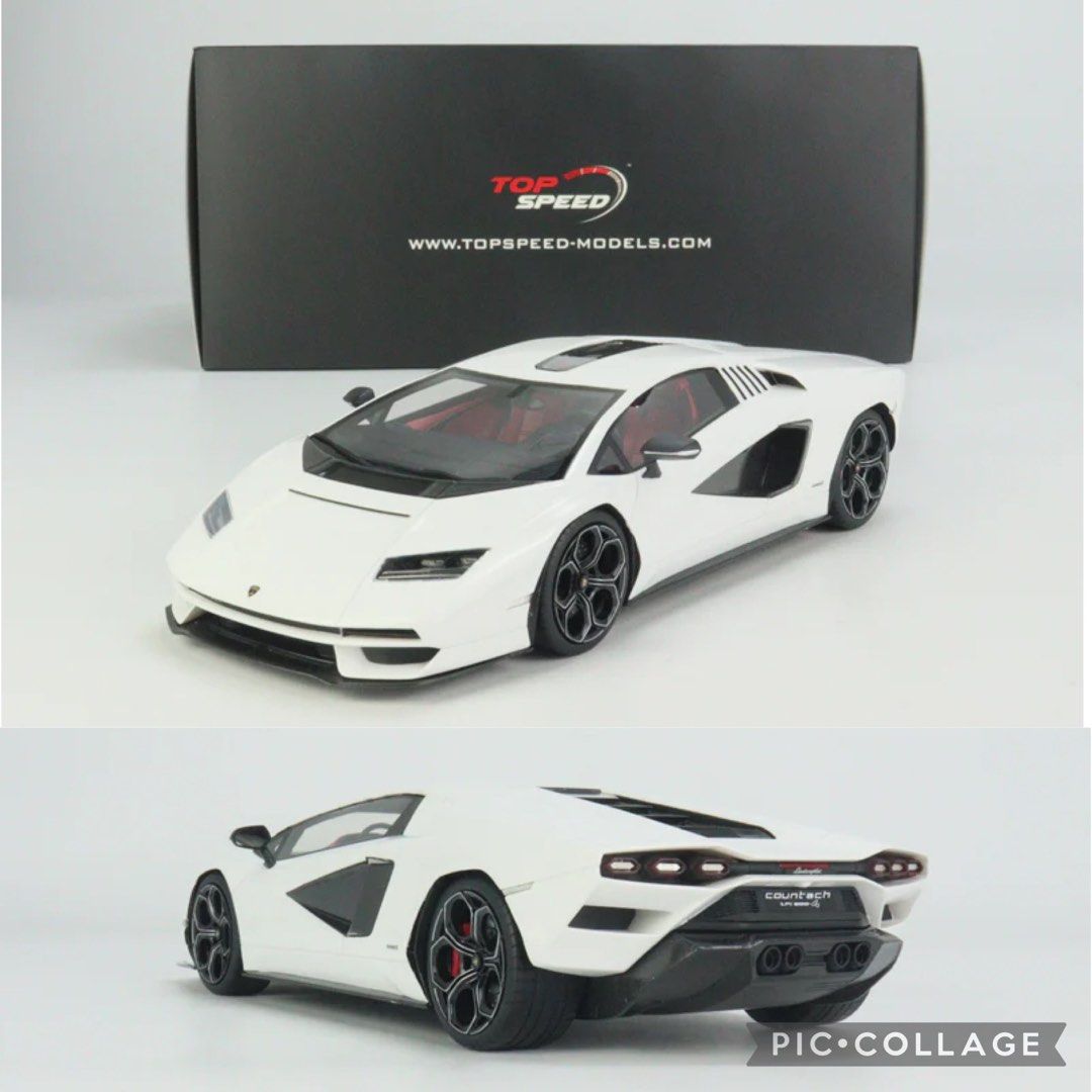 1/18 Lamborghini Countach LP800-4 Top Speed not Autoart, Hobbies & Toys ...