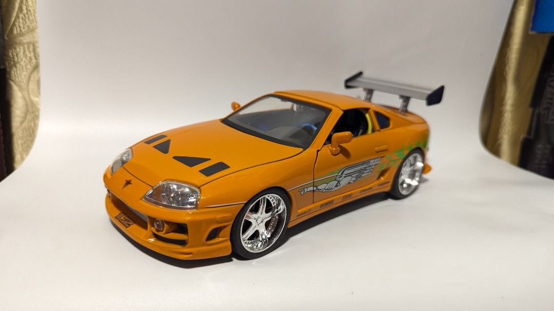 1:18 Scale Jada Fast and Furious Brian’s Toyota Supra Targa Diecast ...
