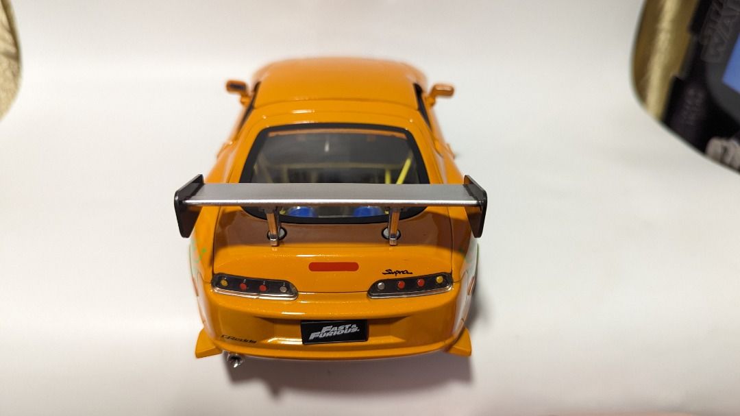 1:18 Scale Jada Fast and Furious Brian’s Toyota Supra Targa Diecast ...