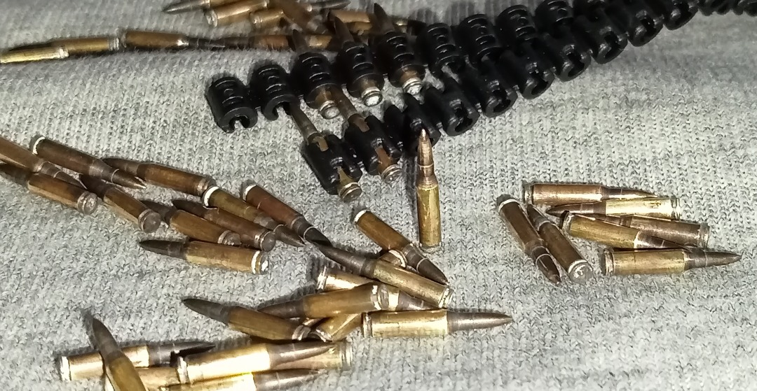 1/6 Scale Metal Bullet 7.62mm Caliber & Resin Ammo Belt, Hobbies & Toys ...