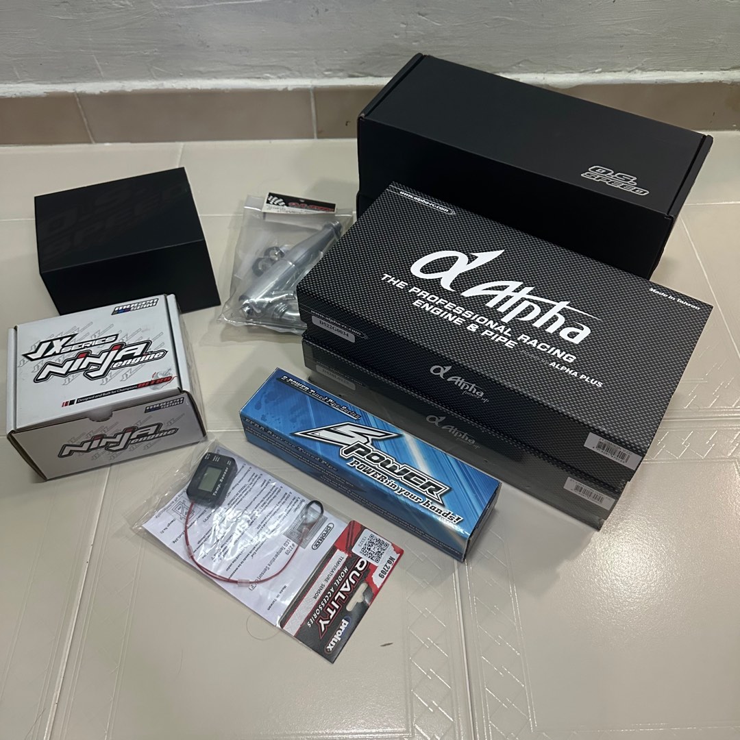 1:8 1/8 Nitro Engine Pipe Os Speed Engine Mugen Ninja Alpha Dragon ...