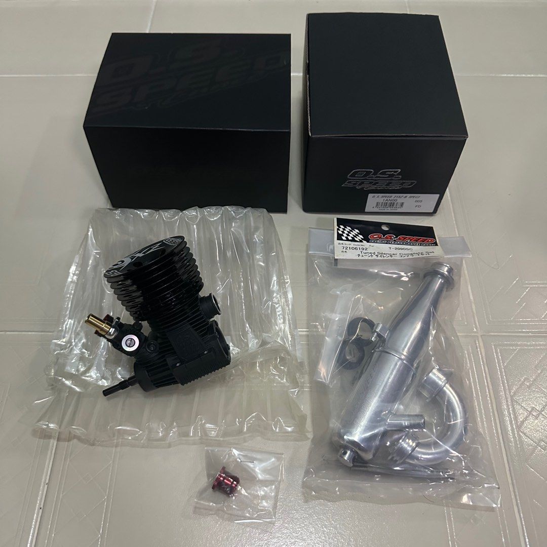 1:8 1/8 Nitro Engine Pipe Os Speed Engine Mugen Ninja Alpha Dragon ...