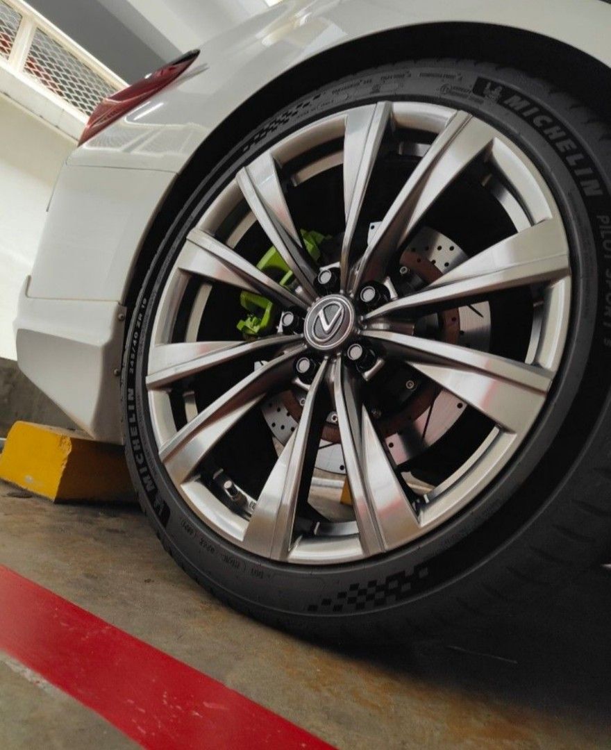 19" Lexus F Sport Forged Rims, Car Accessories, Tyres & Rims on Carousell