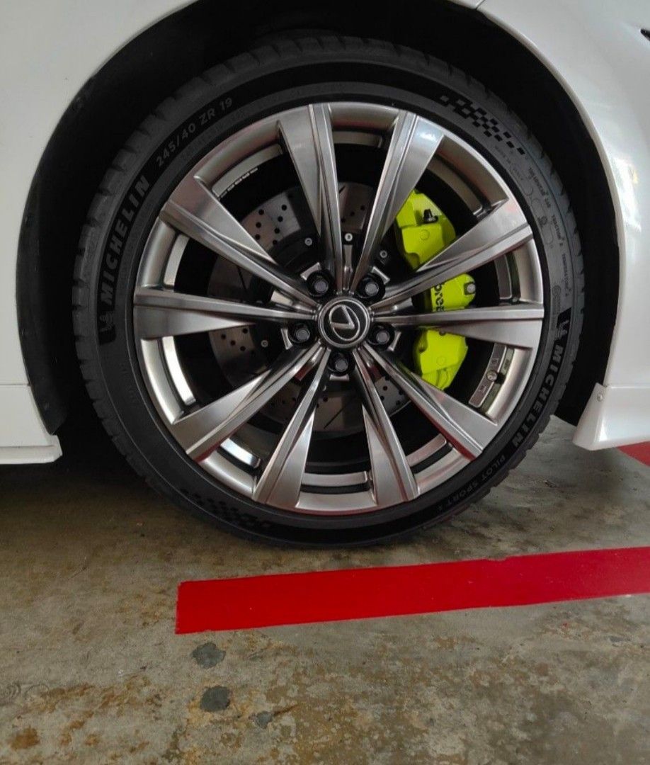 19" Lexus F Sport Forged Rims, Car Accessories, Tyres & Rims on Carousell