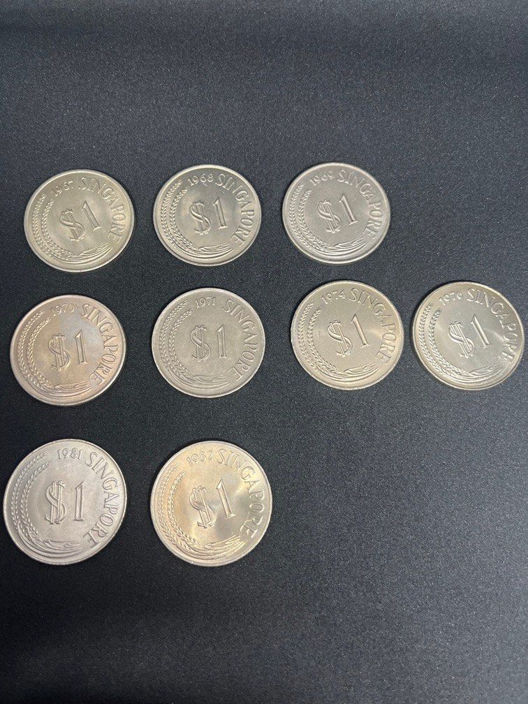 $1 Singapore 1st series coin, Hobbies & Toys, Memorabilia ...