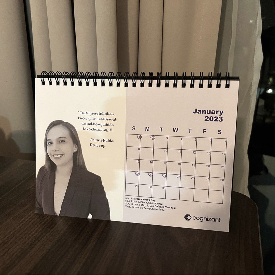 Calendar 2023 / Calendar Stand / Desktop Calendar , Hobbies & Toys ...