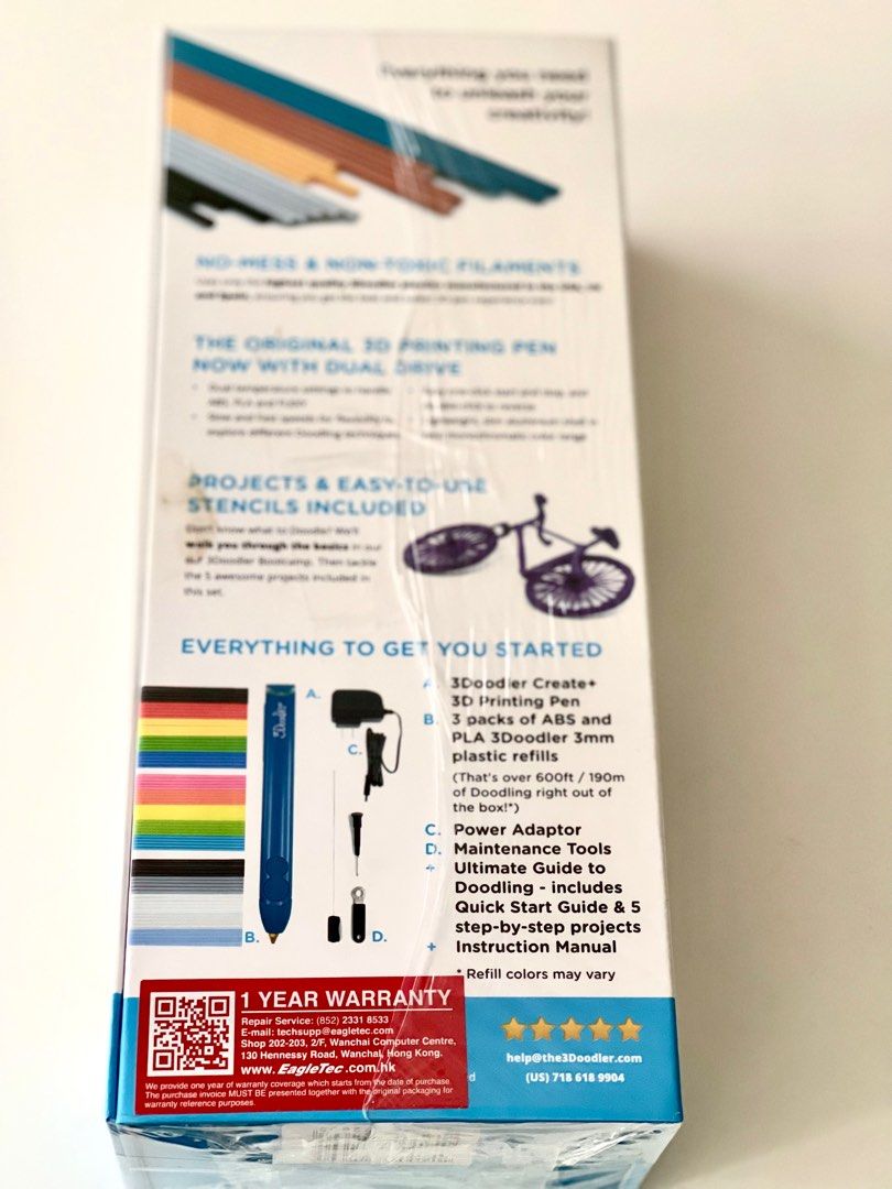 3Doodler Create+ 3D Printing Pen, Hobbies & Toys, Stationery & Craft ...