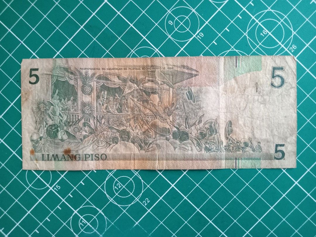 5 LIMANG PISO PILIPINAS BANKNOTE, Hobbies & Toys, Collectibles ...