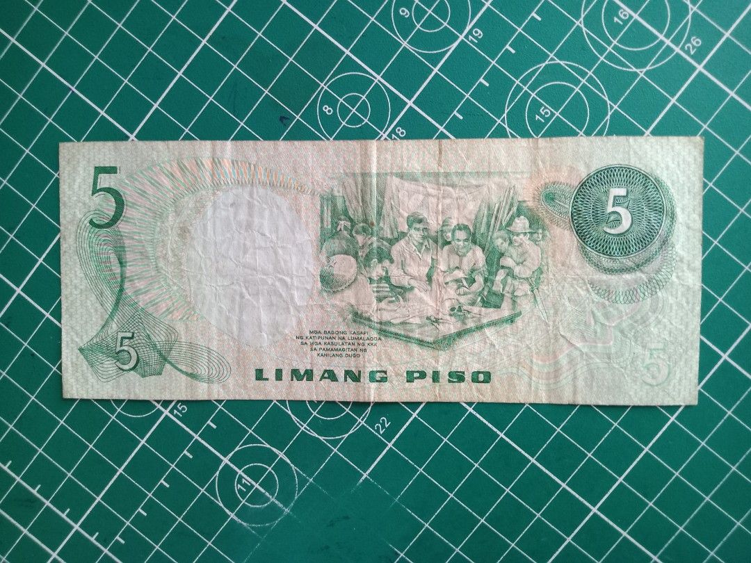 5 LIMANG PISO PILIPINAS BANKNOTE, Hobbies & Toys, Collectibles ...