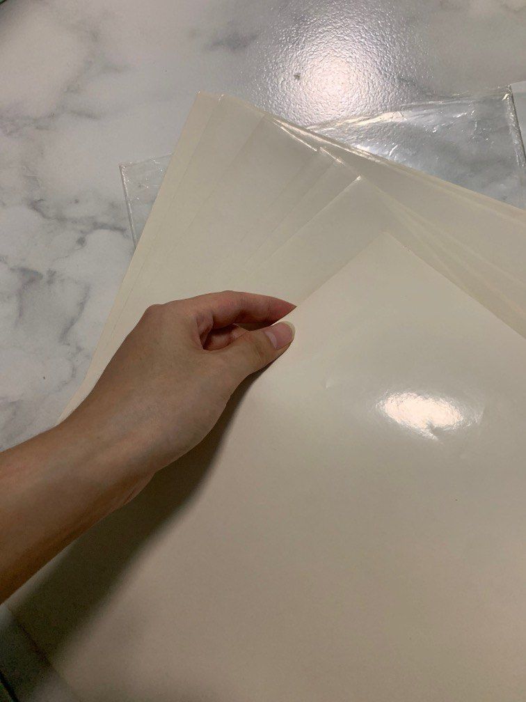 A4 Glossy sticker paper for printing (, Hobbies & Toys, Stationery ...