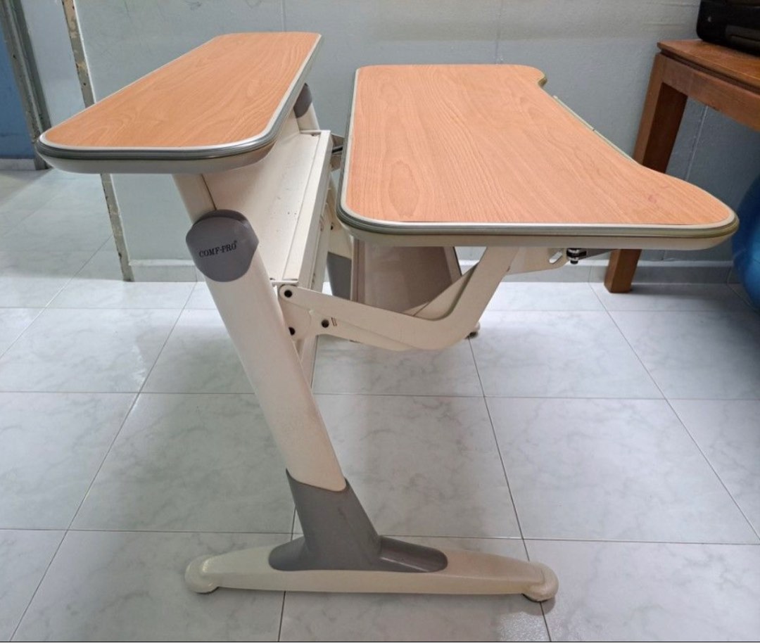 Study Table-Adjustable / Comf-pro Brand, Furniture & Home Living, Furniture, Tables & Sets on ...