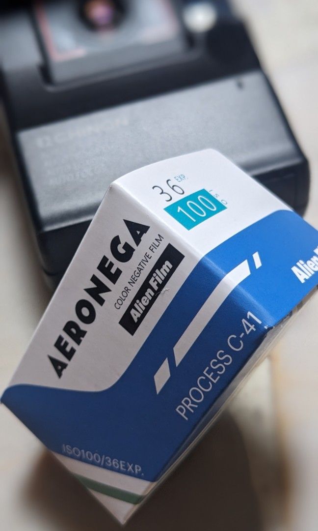 Free develop + FRESH film roll AERONEGA 100 (Alien Flim) 35mm ...