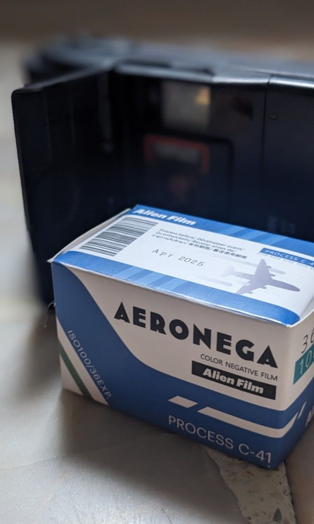 Free develop + FRESH film roll AERONEGA 100 (Alien Flim) 35mm ...