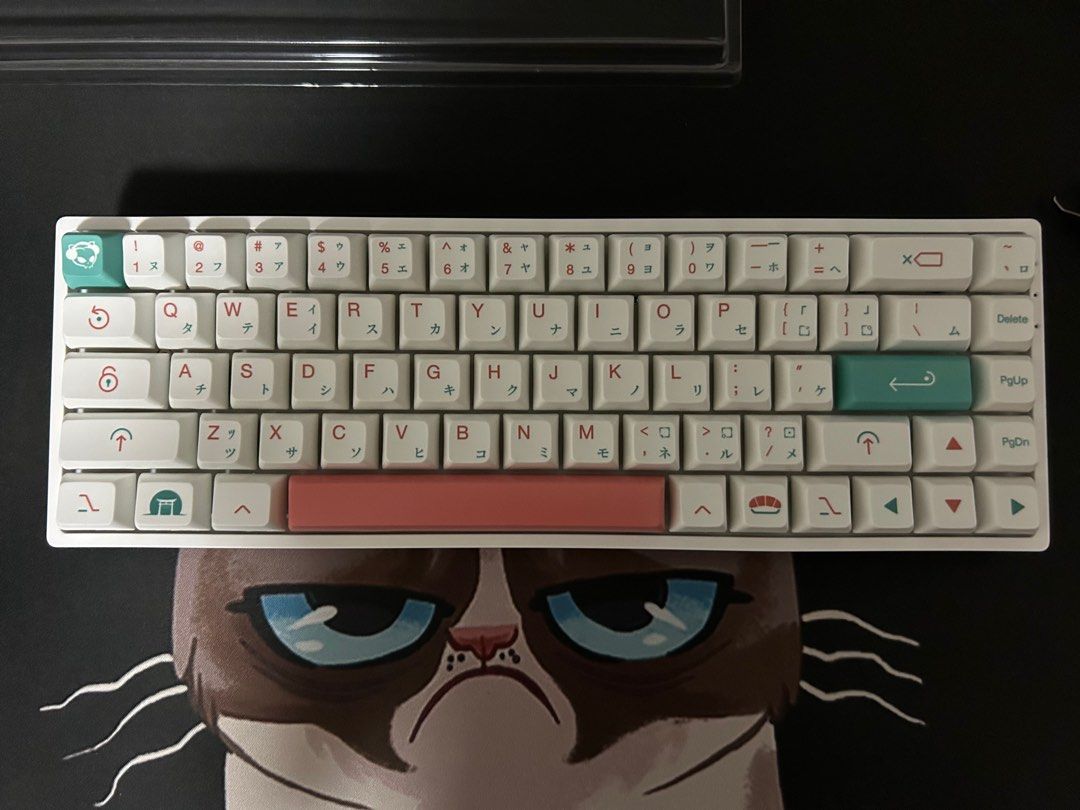 AKKO red Fuji keycaps JDA profile, Computers & Tech, Parts ...