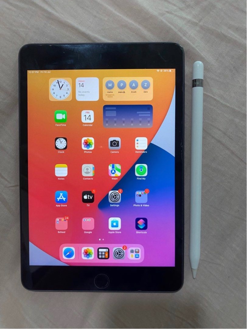 Apple Mini 5th Gen &with Apple Pencil 1st Gen (bundle), Computers ...
