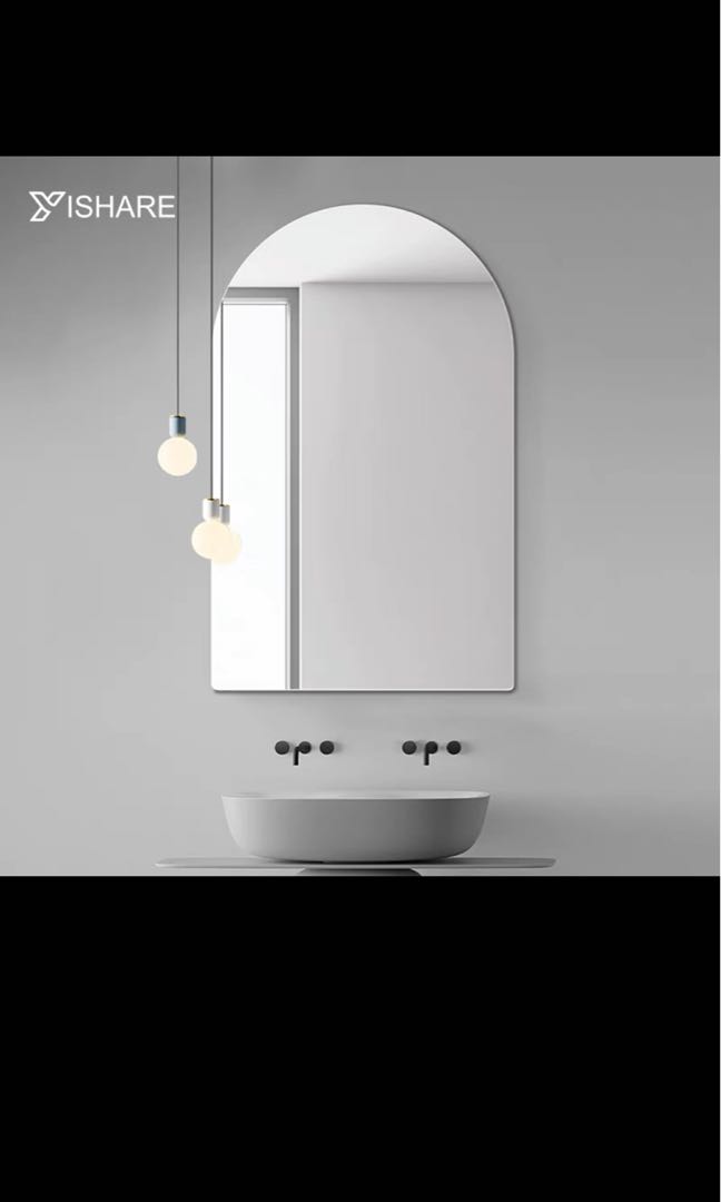 Arc Mirror (50x80cm), Furniture & Home Living, Bathroom & Kitchen ...