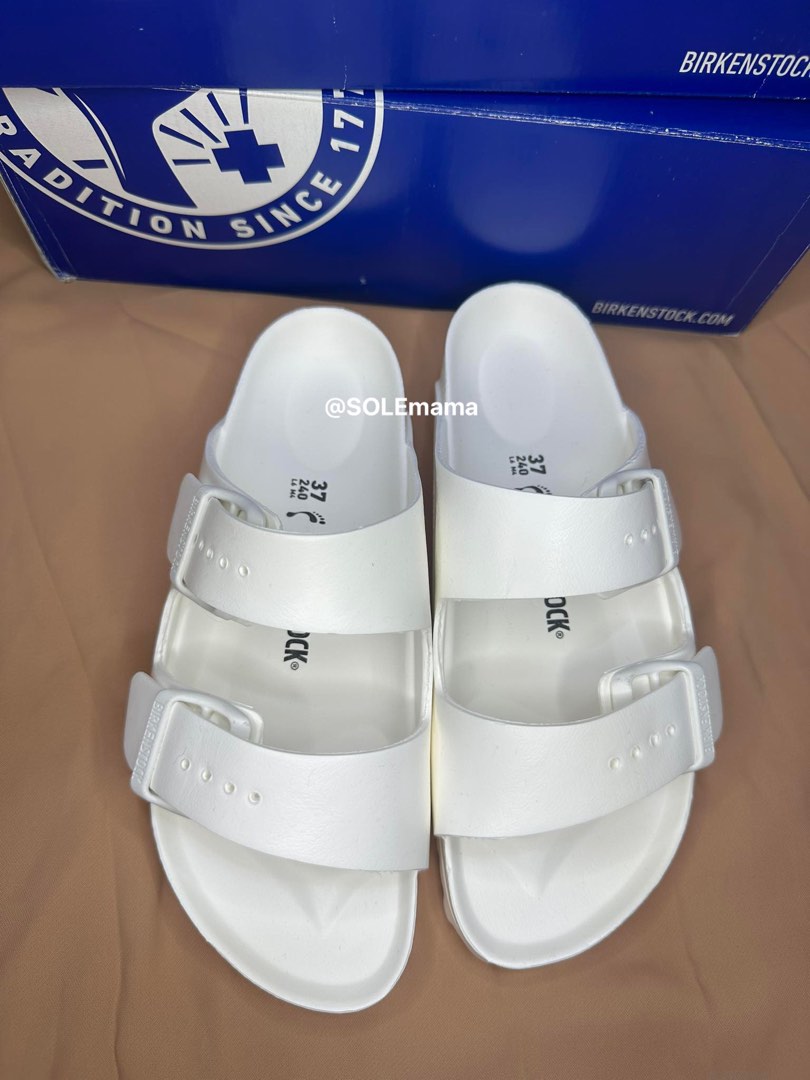 Arizona eva white BIRKENSTOCK Original on Carousell