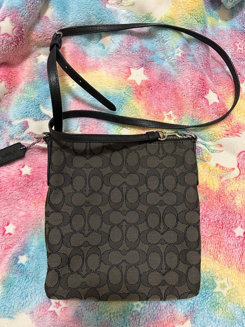 Authentic Coach Kitt Signature Jacquard Crossbody bag on Carousell