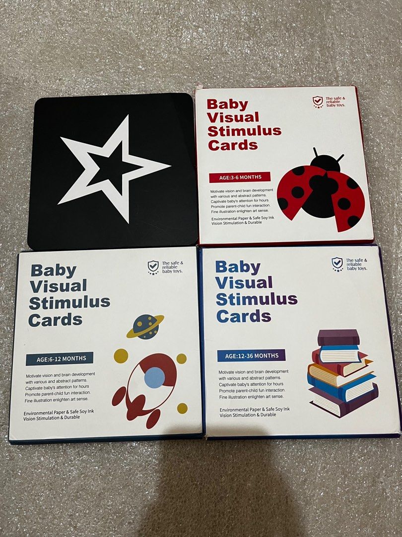 Baby/ Newborn Visual Flash Cards Take all, Babies & Kids, Infant ...