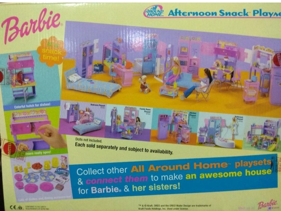 BARBIE - Afternoon Snack Playset, Hobbies & Toys, Toys & Games on Carousell