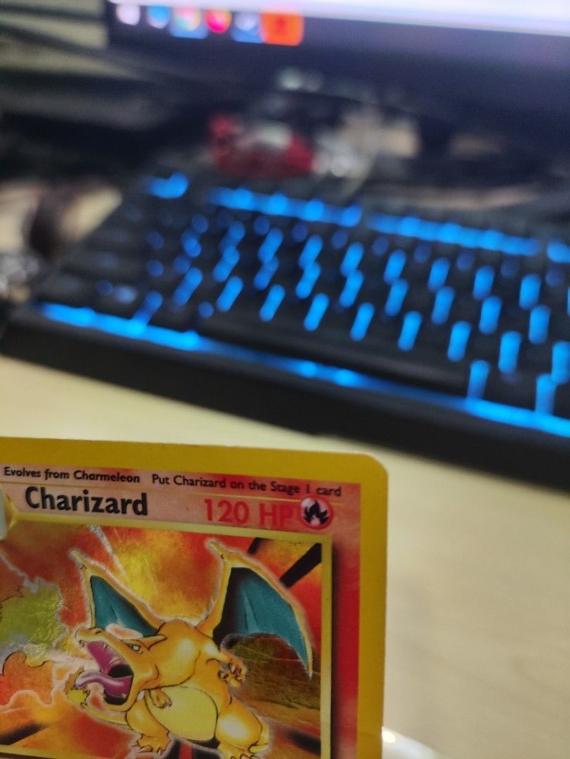 Base set 2 charizard 1999 foil, Hobbies & Toys, Toys & Games on Carousell