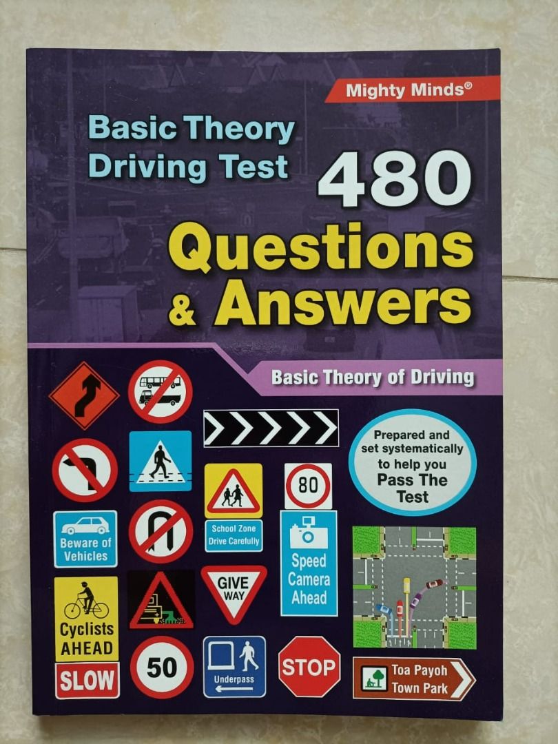 Basic Theory Driving Test textbook and Q&A, Hobbies & Toys, Books ...