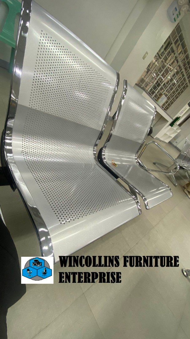 BENCHES CHAIR - METAL GANG CHAIR, Furniture & Home Living, Furniture ...