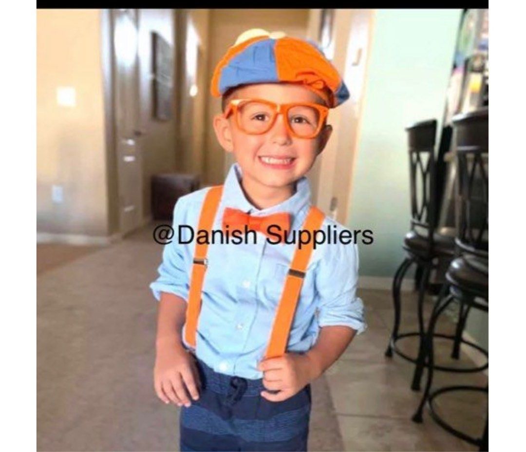 Blippi Cap Cosplay, Babies & Kids, Babies & Kids Fashion on Carousell