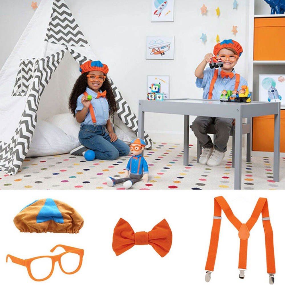 Blippi Cap Cosplay, Babies & Kids, Babies & Kids Fashion on Carousell