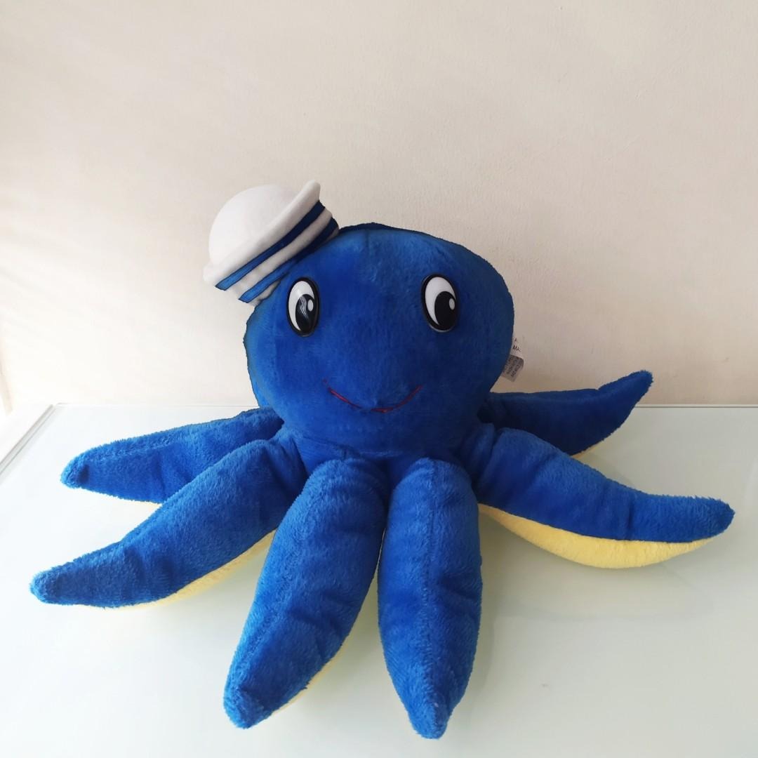 Boneka Mainan Anak Gurita Octopus Biru, Toys & Collectibles, Mainan di ...