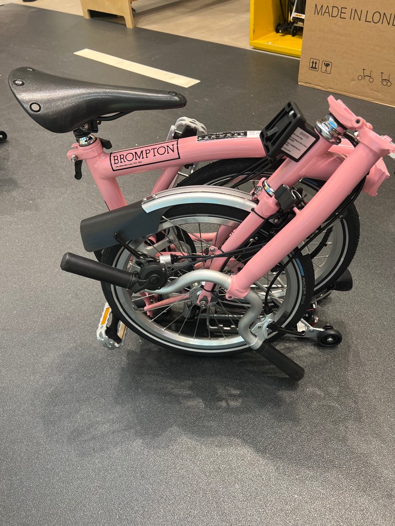 Brompton M3R baby pink Archive Edition, Sports Equipment, Bicycles ...