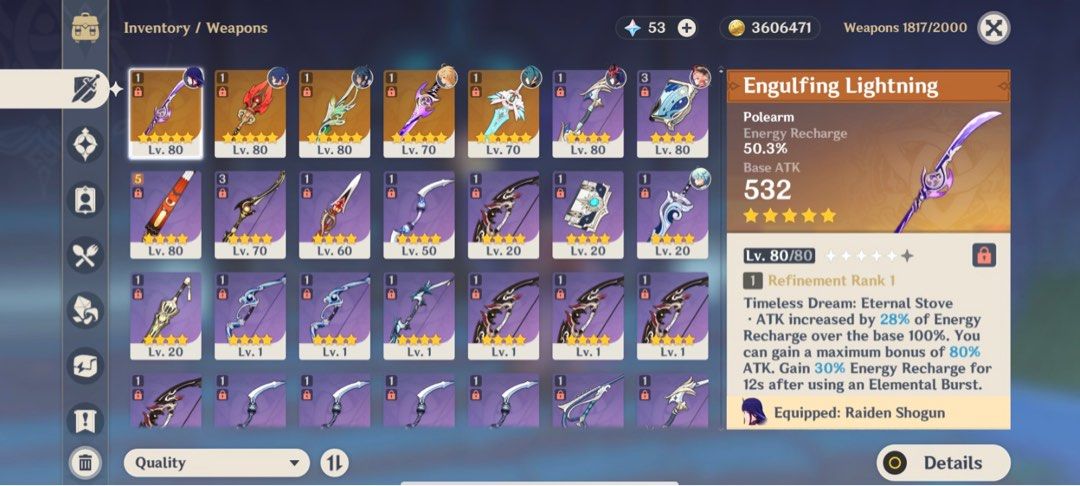 C3 Raiden+Nahida+Sign, Video Gaming, Video Games, Others on Carousell