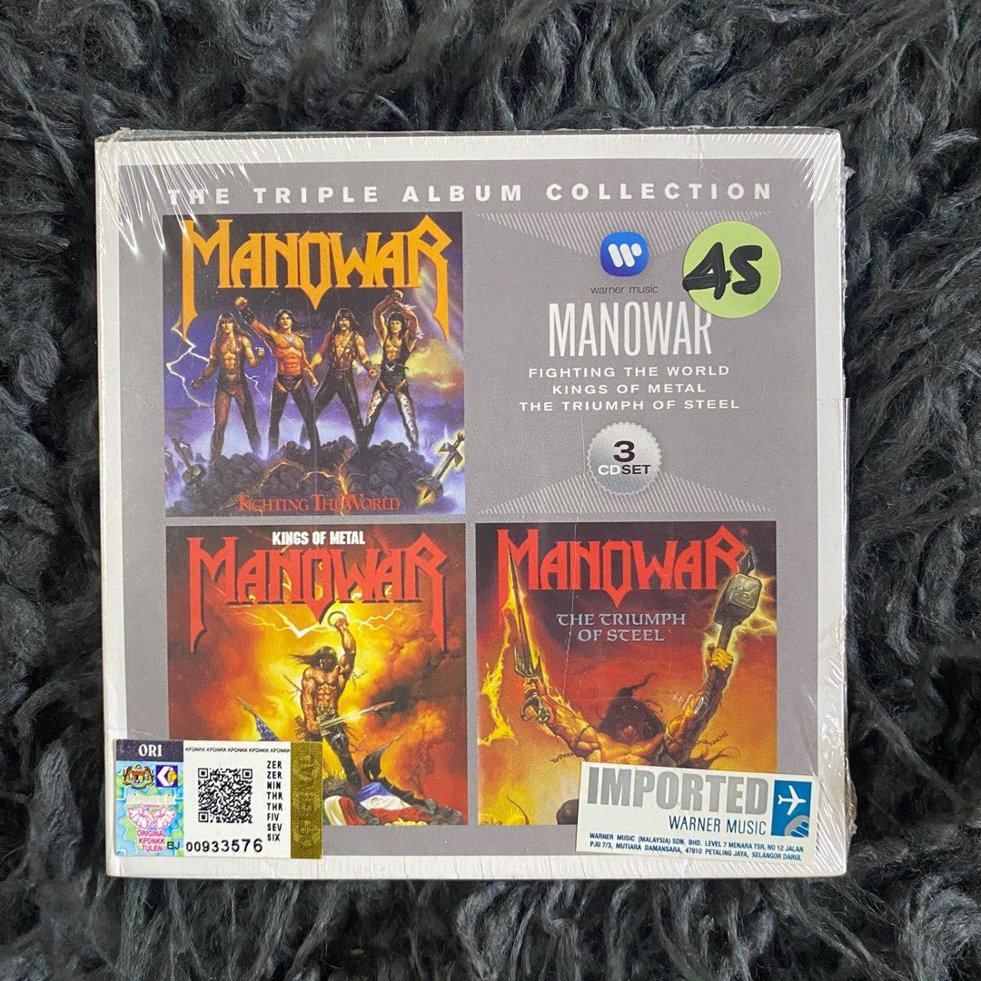 CD MANOWAR The Triple Album Collection, Hobbies & Toys, Music & Media, CDs & DVDs on Carousell