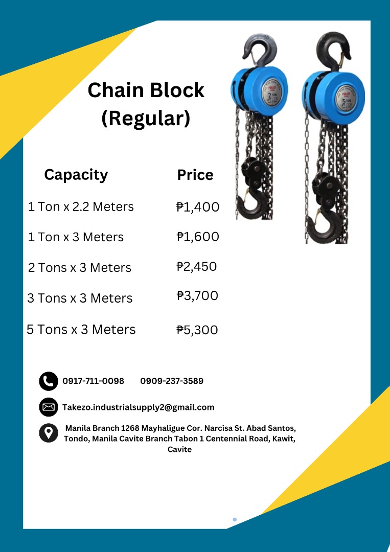 Chain Block (Regular) on Carousell