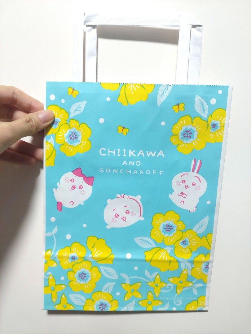 Chiikawa 紙袋 Goncharoff crossover 絕版, 興趣及遊戲, 玩具 & 遊戲類 - Carousell