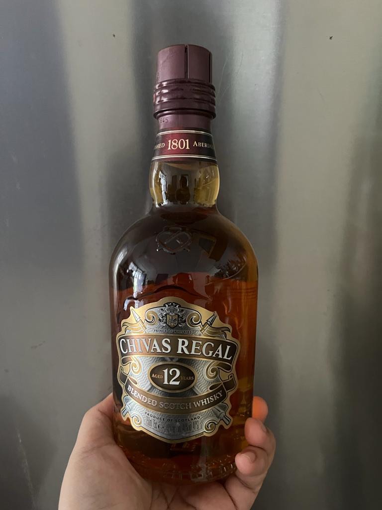 Chivas Regal 12 Years, Food & Drinks, Alcoholic Beverages on Carousell