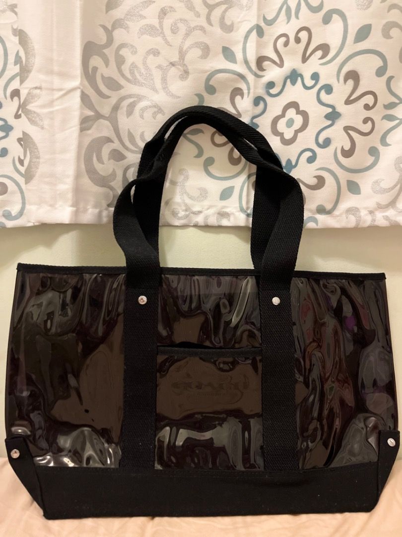 Coach Fragrance Clear Tote Bag, Women's Fashion, Bags & Wallets, Tote ...