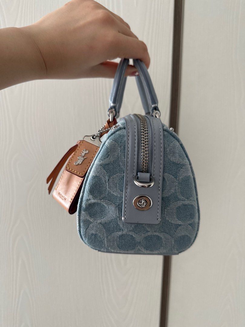 COACH RUBY SATCHEL 18 IN SIGNATURE DENIM, Luxury, Bags & Wallets on ...
