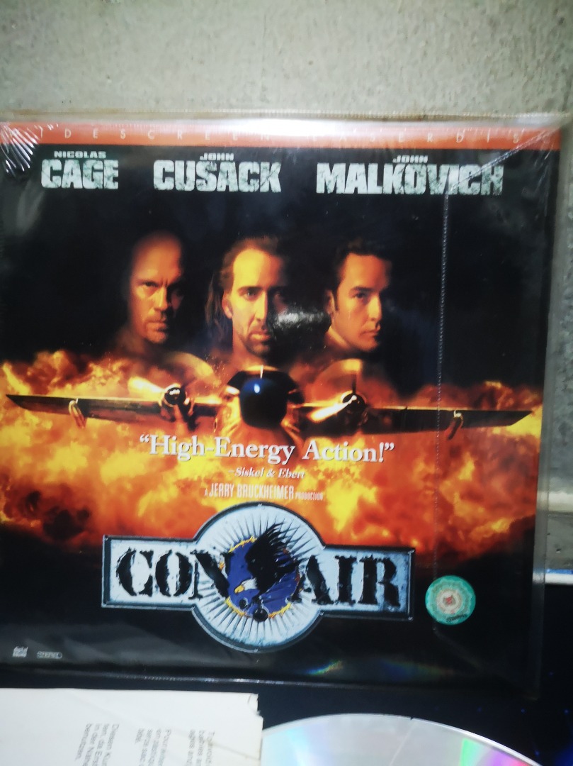 CON AIR (LASERDISC FORMAT), Hobbies & Toys, Music & Media, CDs & DVDs ...